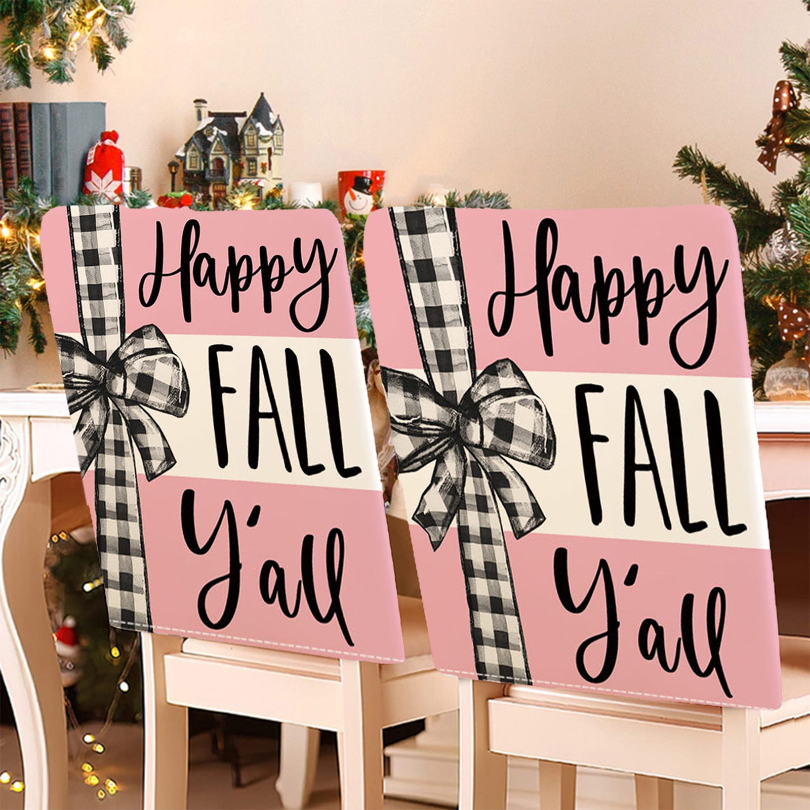 Costeam 1 Piece Fall Chair Cover Elastic Washable Thanksgiving ...