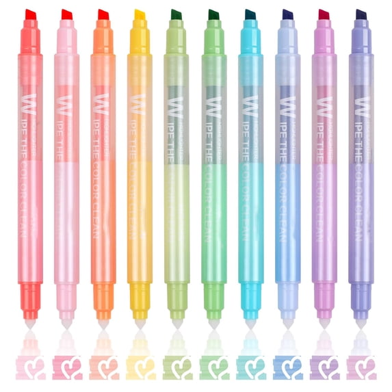 Costeam 10 Color Highlighter Pen Set Vibrant for Art and Office Use ...