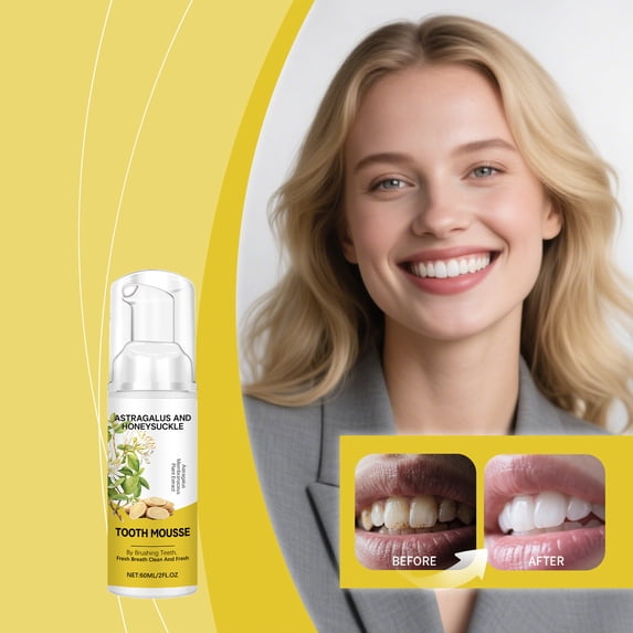 Costeam 2 Oz Astragalus Extract Fresh Breath Teeth Mousse Cleansing ...