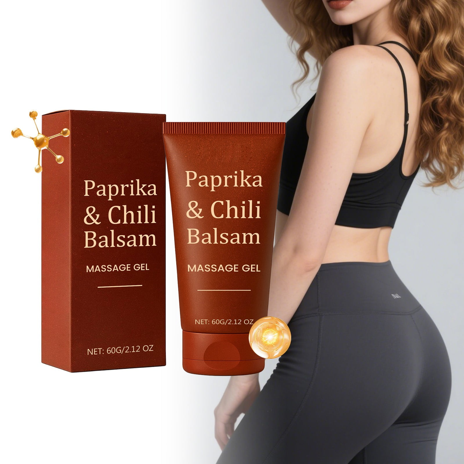 Costeam 2 Oz Capsaicin Infused Belly Firming Gel Sculpting for Abdomen ...