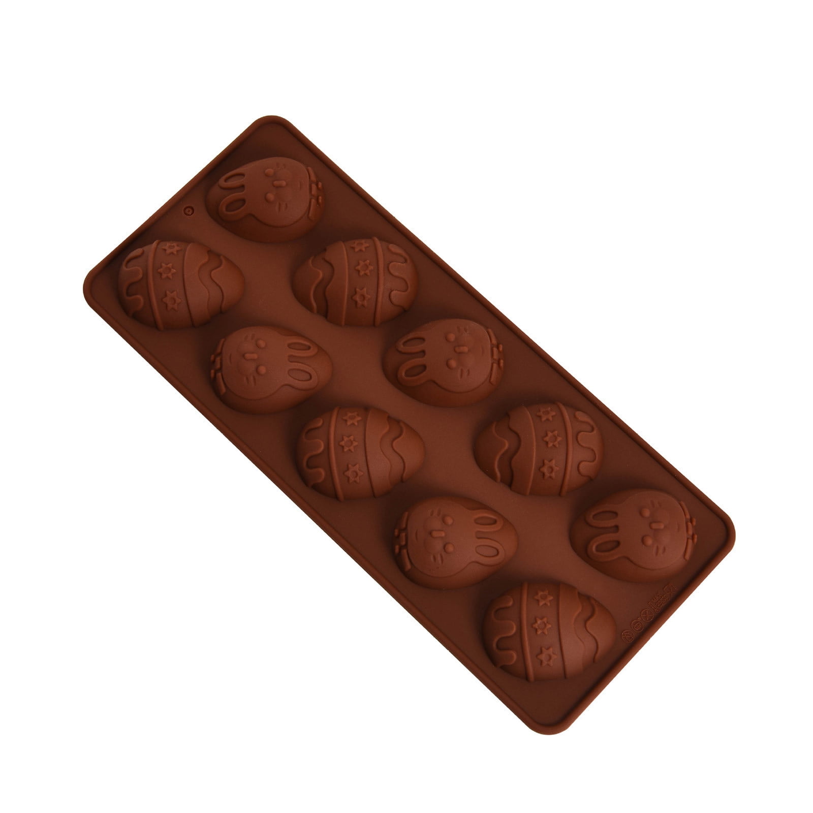 Costeam 2 Set Of 10 Cavity Easter Egg Silicone Mold，20 Cavity Total DIY ...