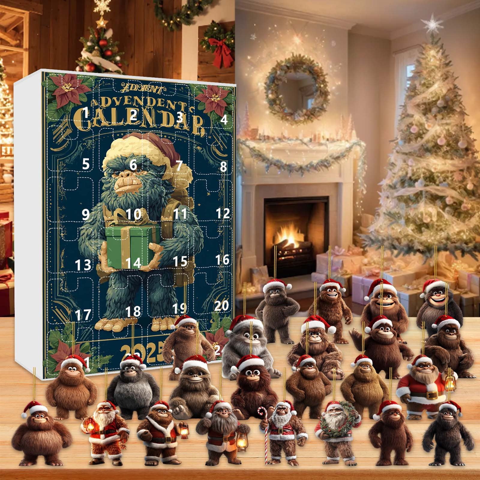 Costeam 2025 Christmas Countdown Calendar With 24 Surprise Gifts ...