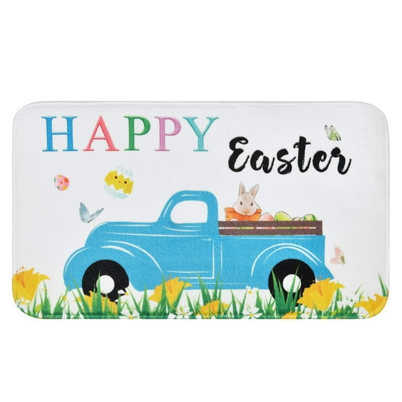 Costeam 23.6x15.7 Inch Easter Non Slip Floor Mat，Absorbent Rug for ...