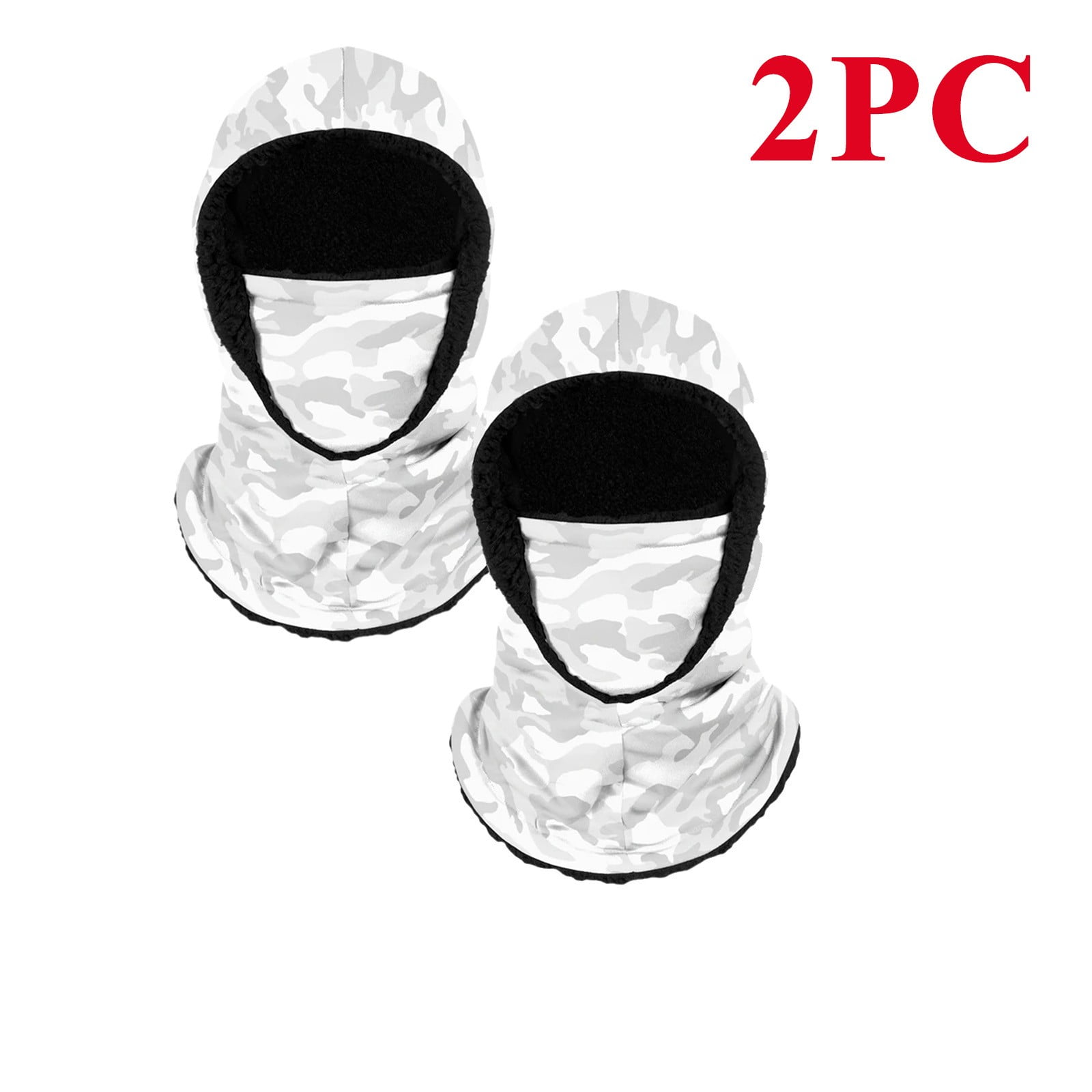 Costeam 2pc Christmas Santa Claus Full Face Mask Sun Protection Face ...