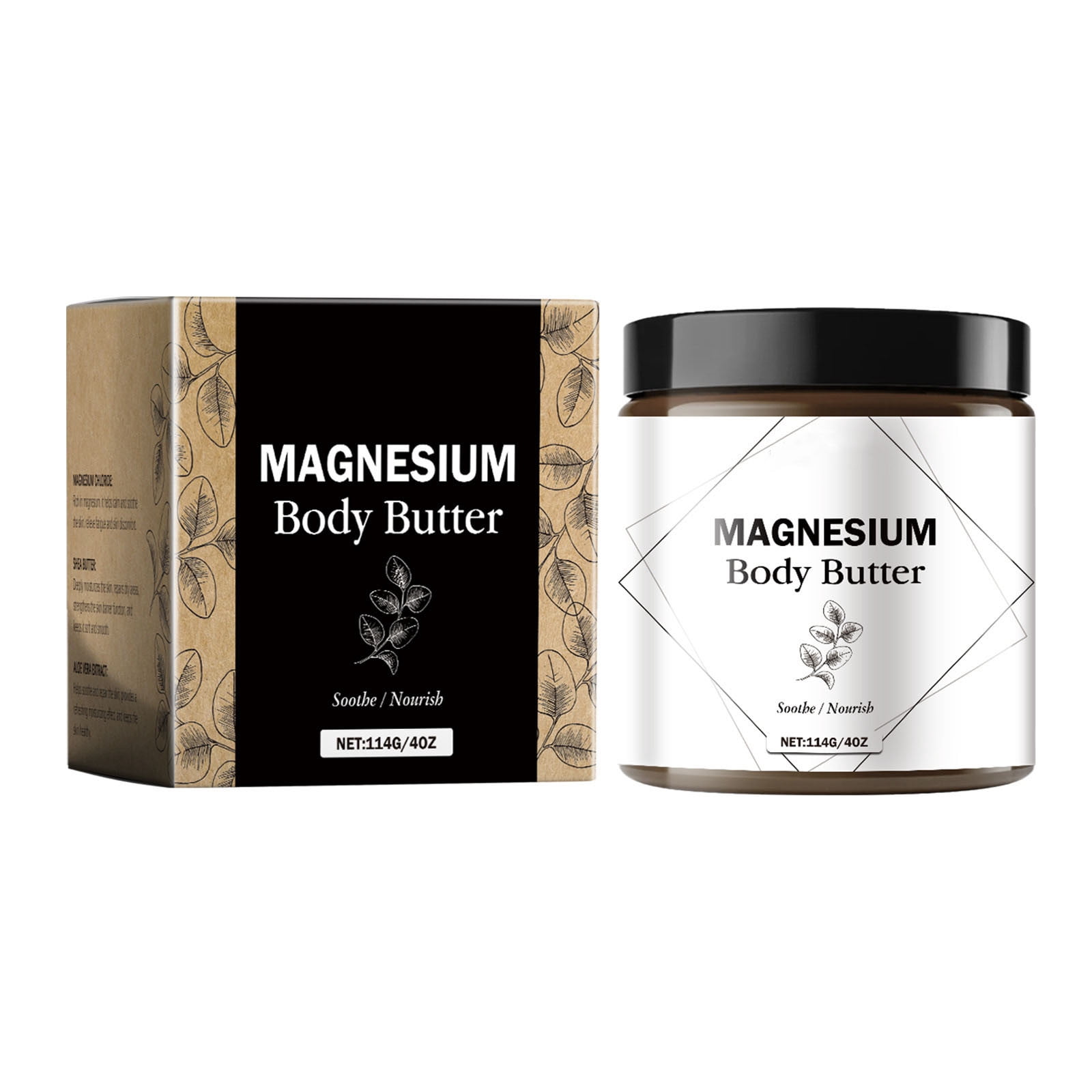 Costeam 4 Oz Magnesium Infused Body Moisturizing Cream Calming ...