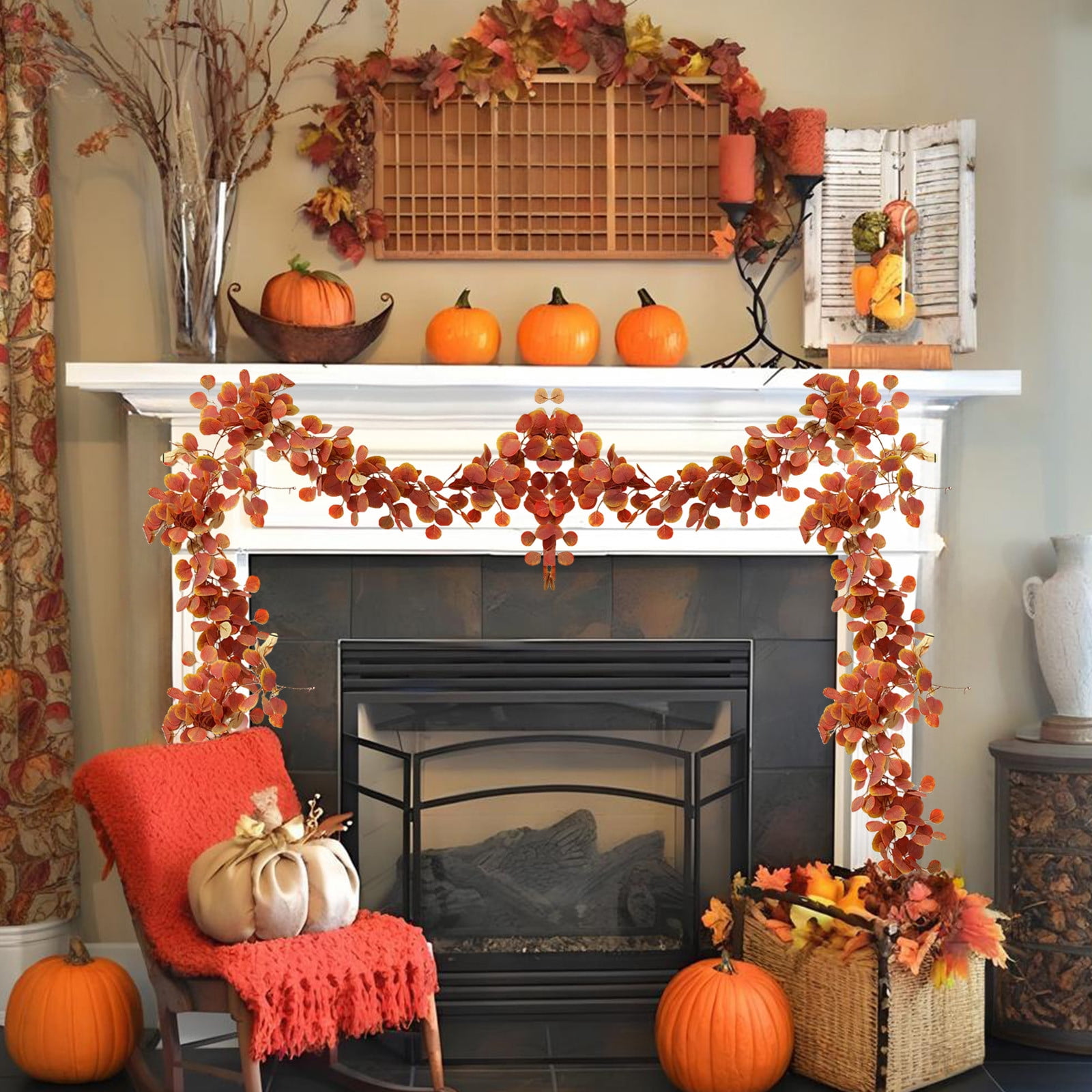 Costeam Artificial Willow Leaves Vine Twigs Fake Hanging Ivy Plants ...