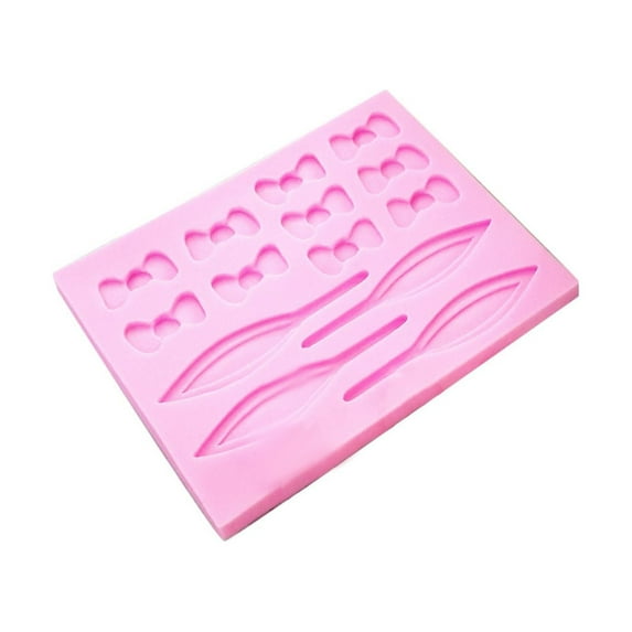 Costeam Bunny Ear Bow Silicone Fondant Mold，DIY Tool for Chocolate ...