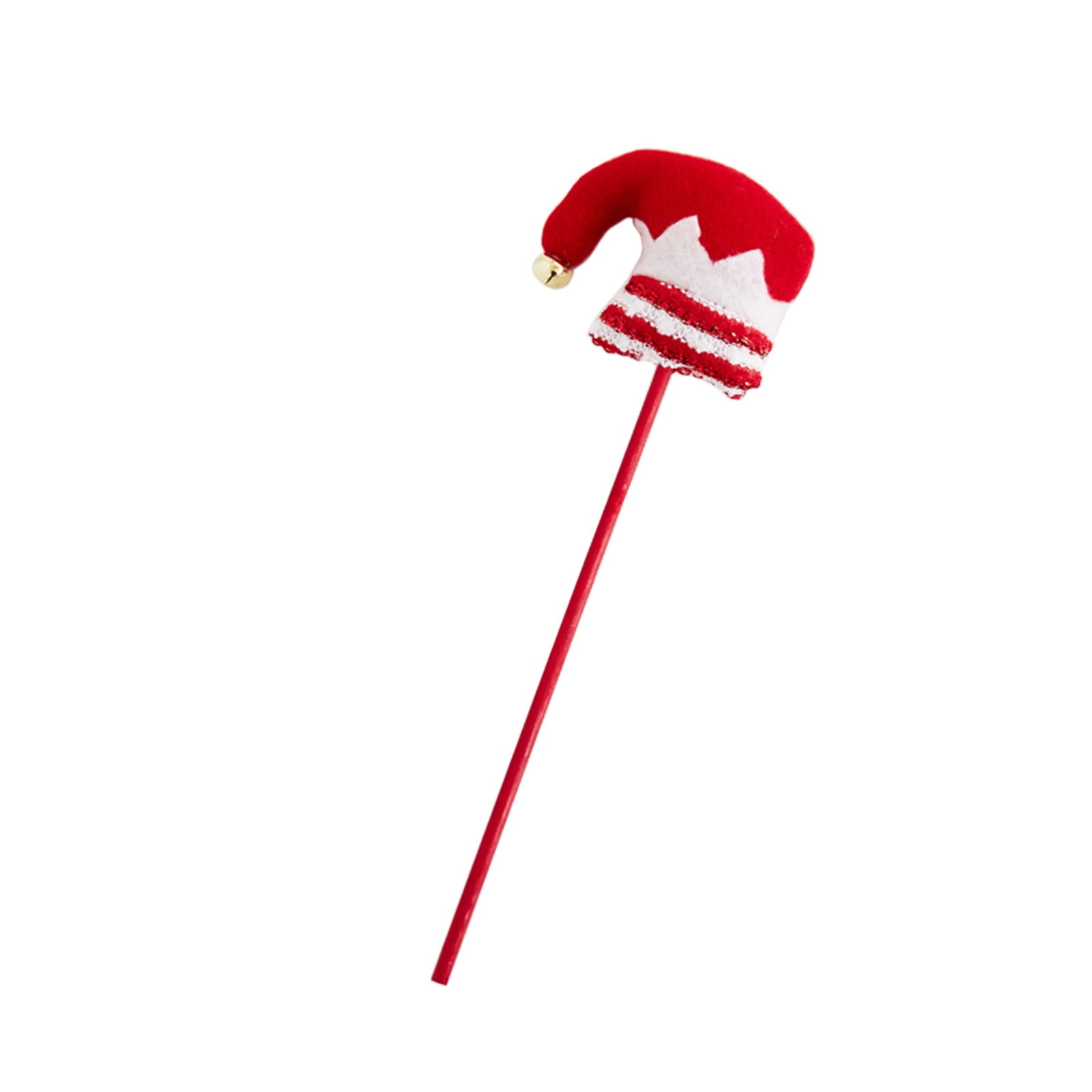 Costeam Christmas Fabric Santa Hat Decorations Soft Festive Scene Prop ...