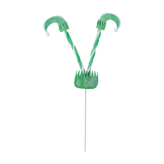 Costeam Christmas Tree Cuttings Artificial Pine Sprigs with Glitter ...