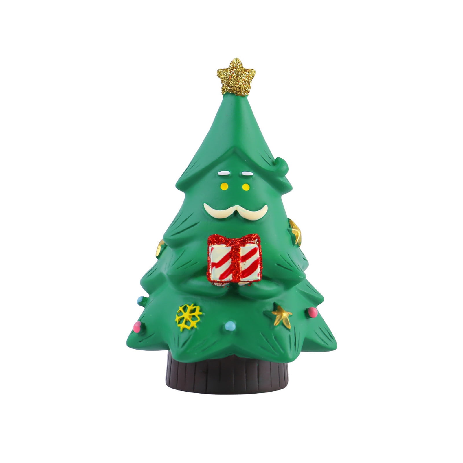 Costeam Christmas Tree Gnome Dwarf Ornament,Garden Resin Statue ...