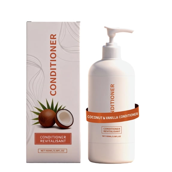 Costeam Coconut Vanilla Hydrating Conditioner 3.38 Fl Oz，Moisturizing ...