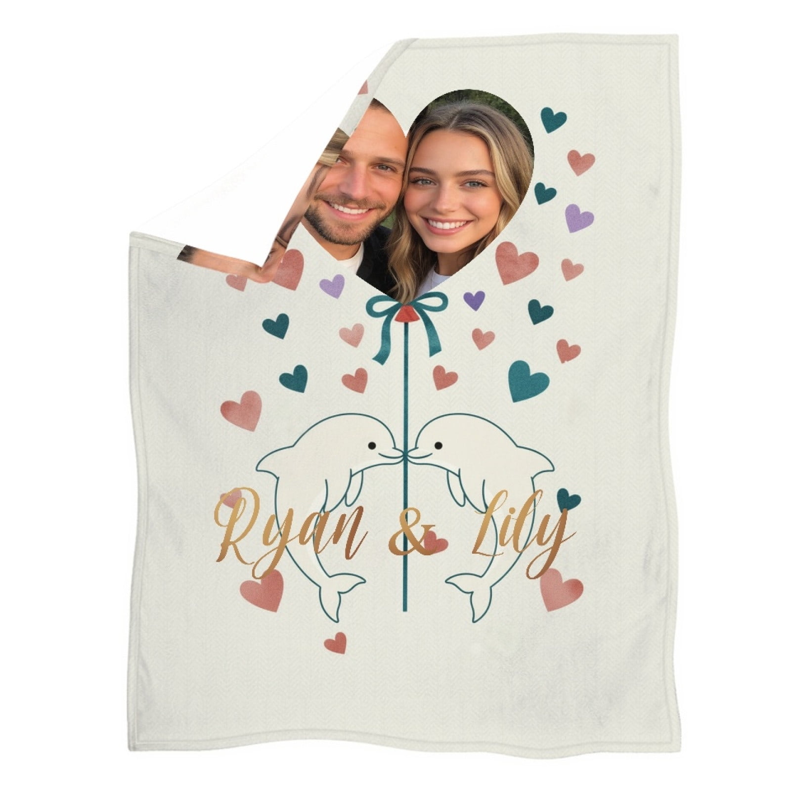 Costeam Custom Text Photo Plush Blanket Personalized，Cozy Warm Blanket ...