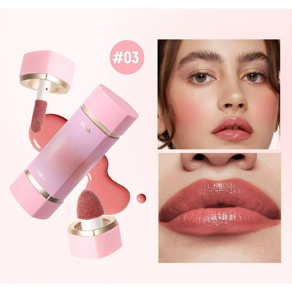 Costeam Dual Ended Matte Blush Stick for Lips and Cheeks 0.32 Fl Oz ...