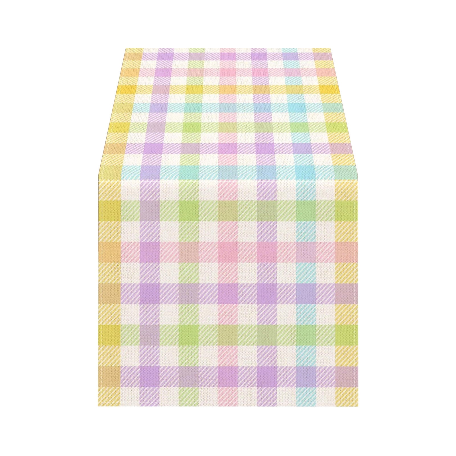 Costeam Easter Linen Woven Table Runner，Heat Resistant Non Slip Mat for ...