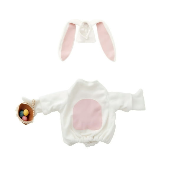 Costeam Easter Rabbit Costume for Handheld Egg Basket，Festive Outfit ...