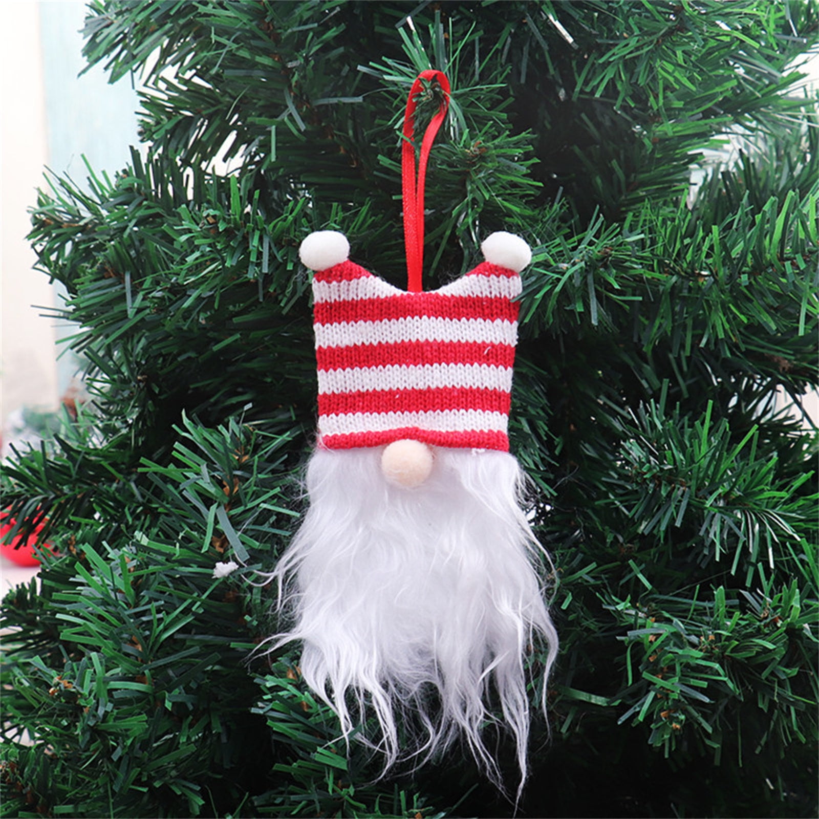 Costeam Faceless Bearded Dwarf Cloth Christmas Pendant Cute Festive ...