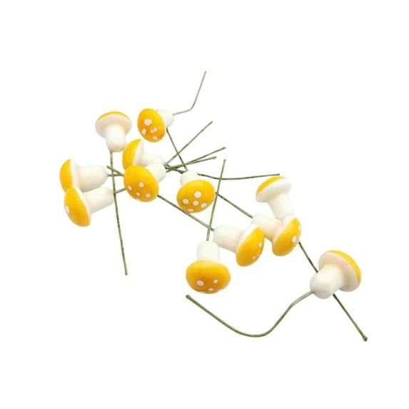 Costeam Foam Mushroom Decorative Prop，Cute Figurine for Easter Home and ...