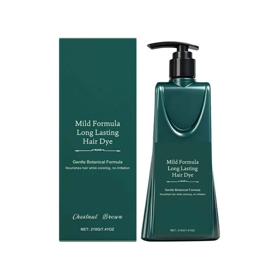 Costeam Hair Dye Cream 7.4 Oz Permanent Hair Color Cream for Gray Hair ...