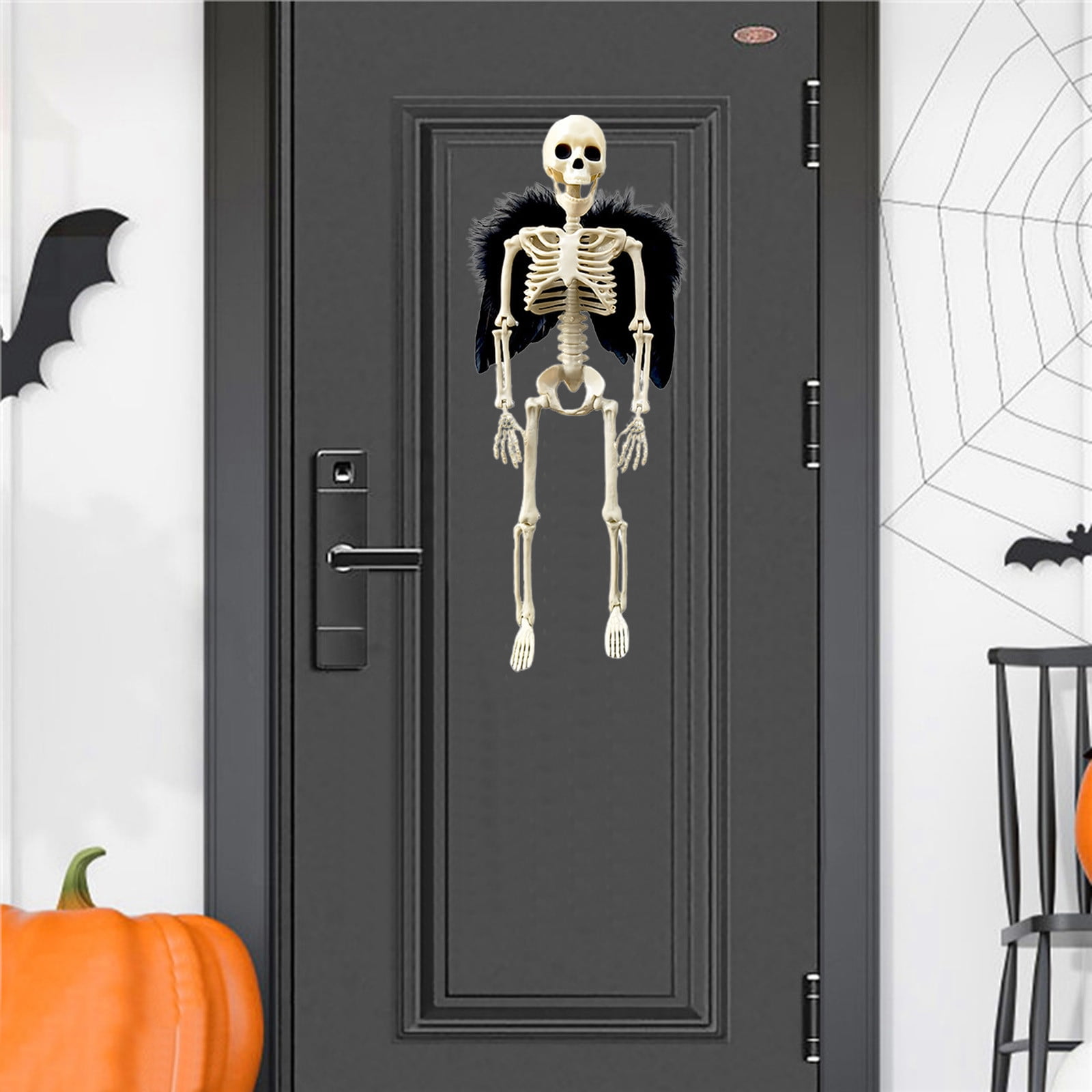 Costeam Halloween Skeleton Skeleton with Wings To Be Assembled To Hang ...