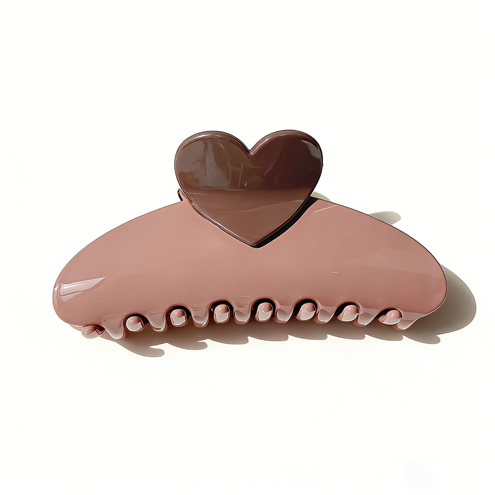 Costeam Heart Shape Hair Claw Clip Strong Hold Non Slip Design，Cute ...