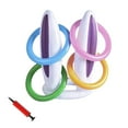 Costeam Inflatable Bunny Ear Ring Toss Game with Air Pump，Interactive ...