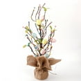 Costeam Light Up Easter Egg Tree Potted Plant,Festive Decor Prop for ...