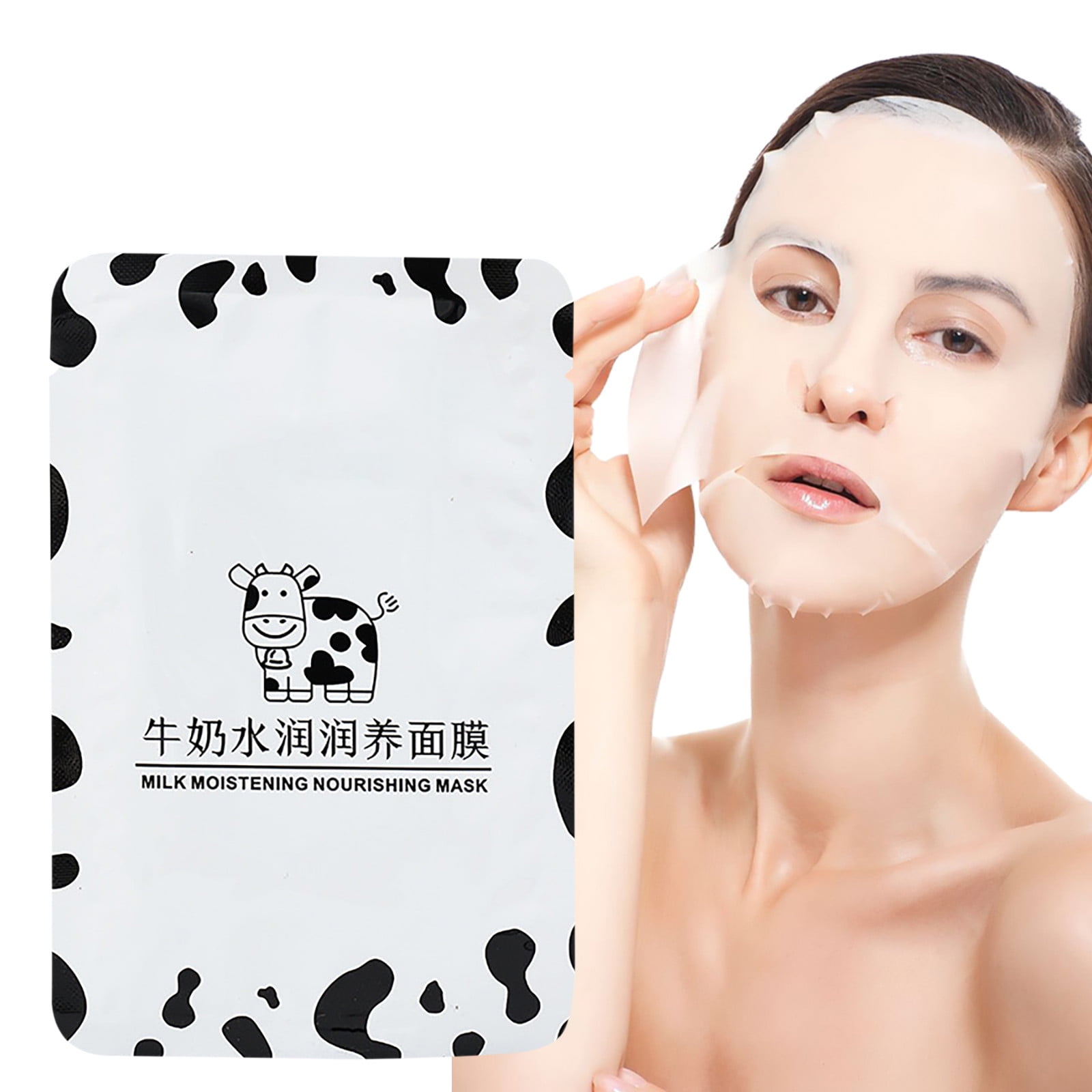 Costeam Milk Facial Mask 0.85 Fl Oz Hydrating Face Treatment for Dry ...