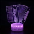 Costeam Musical Instrument Shaped LED Night Light，16-color Remote ...