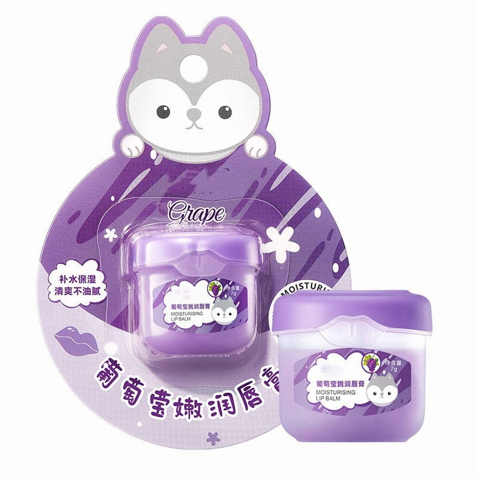 Costeam Plant Infused Moisturizing Lip Balm Cute Design for Dry Cracked ...