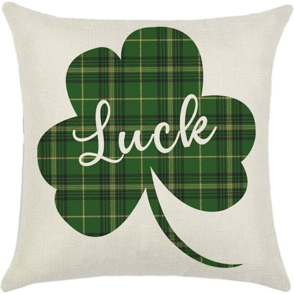 Costeam St Patrick's Day Basic Pillow Cover，Soft Polyester Cushion Case ...
