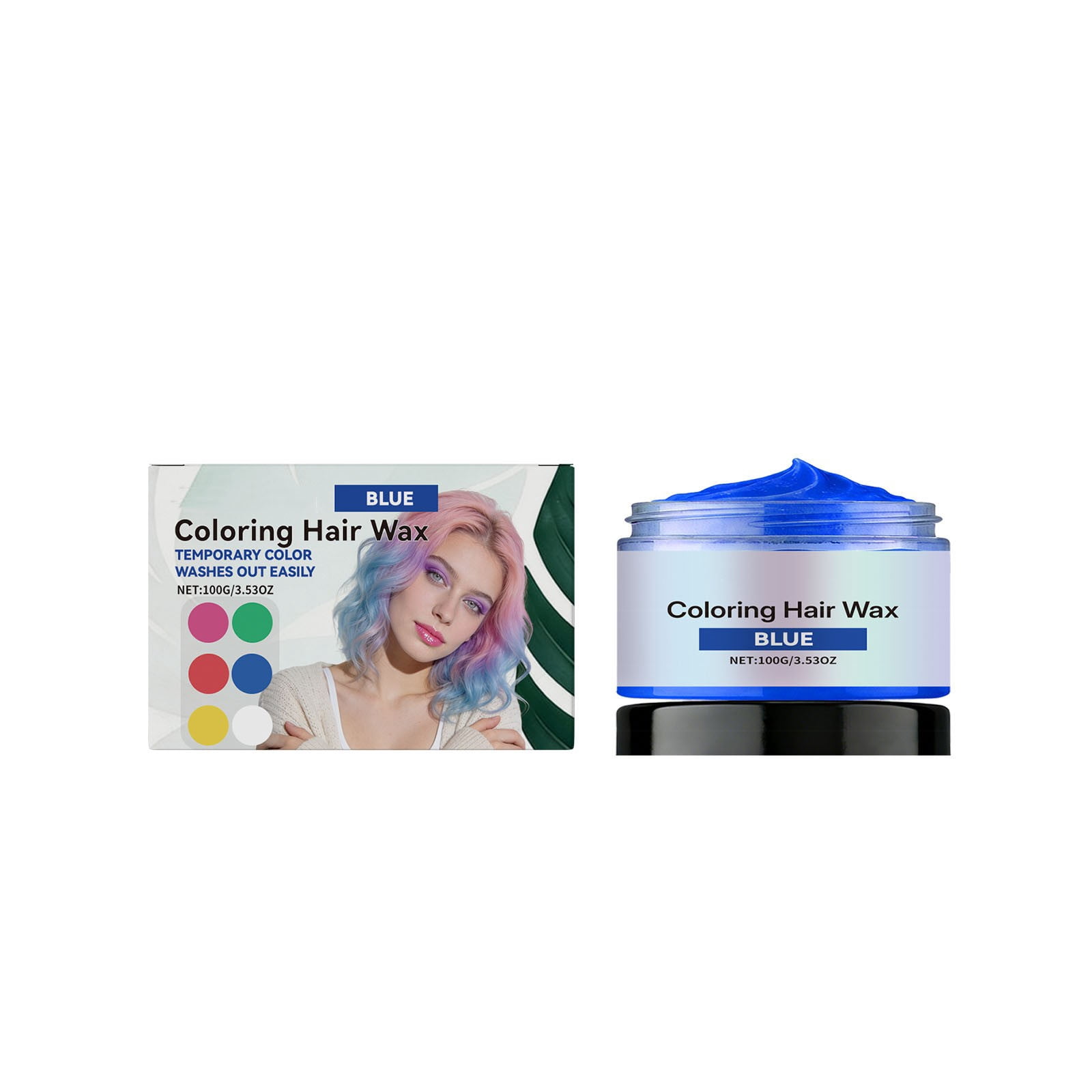 Costeam Temporary Hair Color Cream，Washable Hair Dye for Instant Color ...