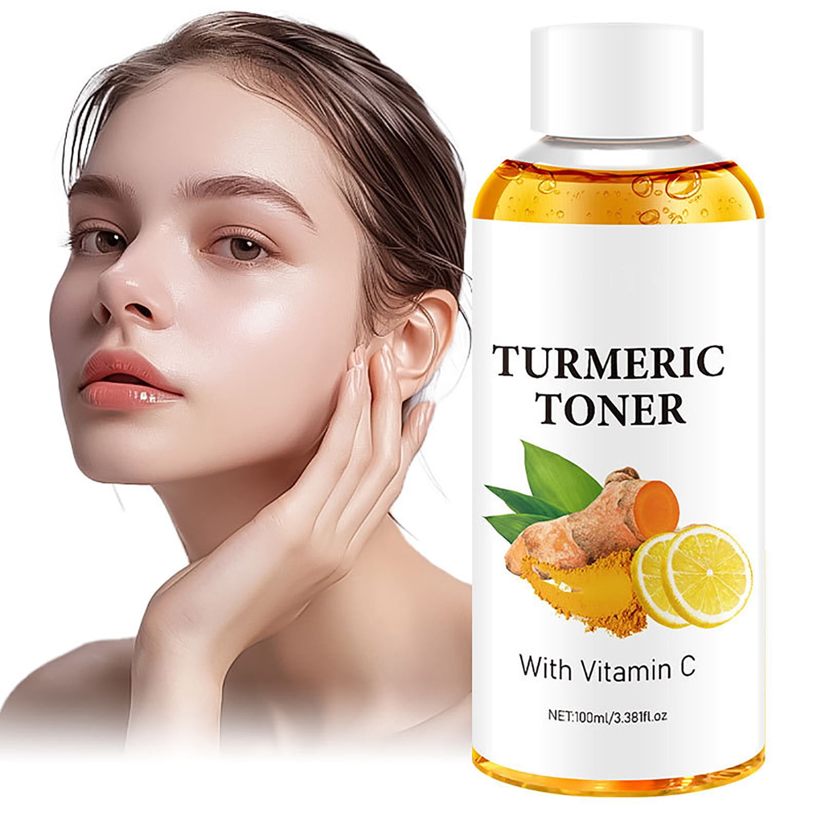 Costeam Turmeric Vitamin C Facial Toner 3.38 Fluid Ounce Brightening ...