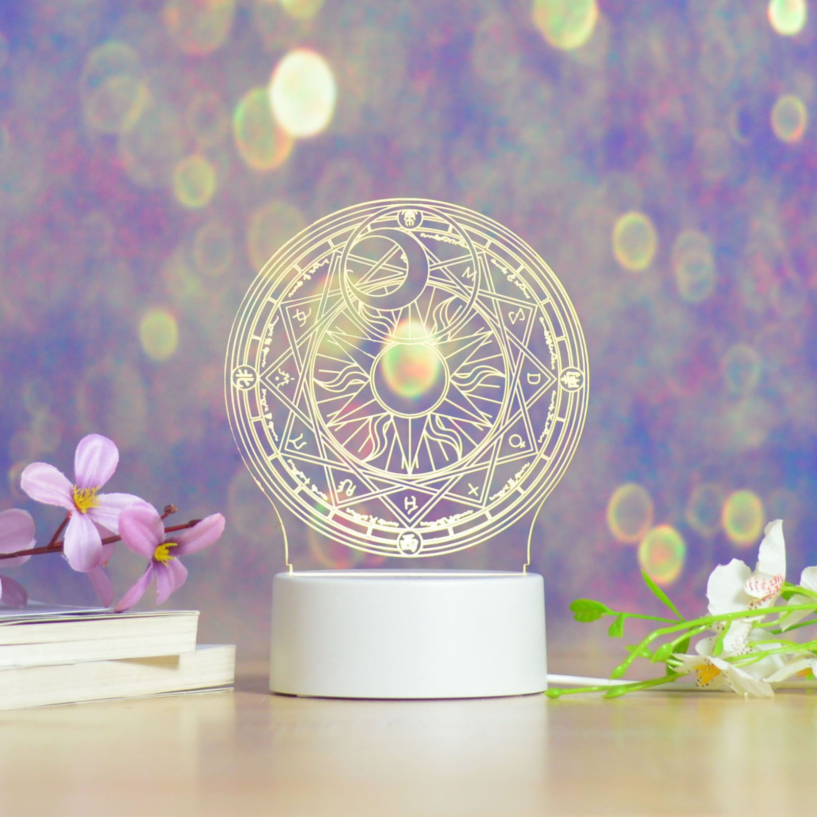 Costeam Valentine's Day Series 3D LED Night Light Creative Birthday ...