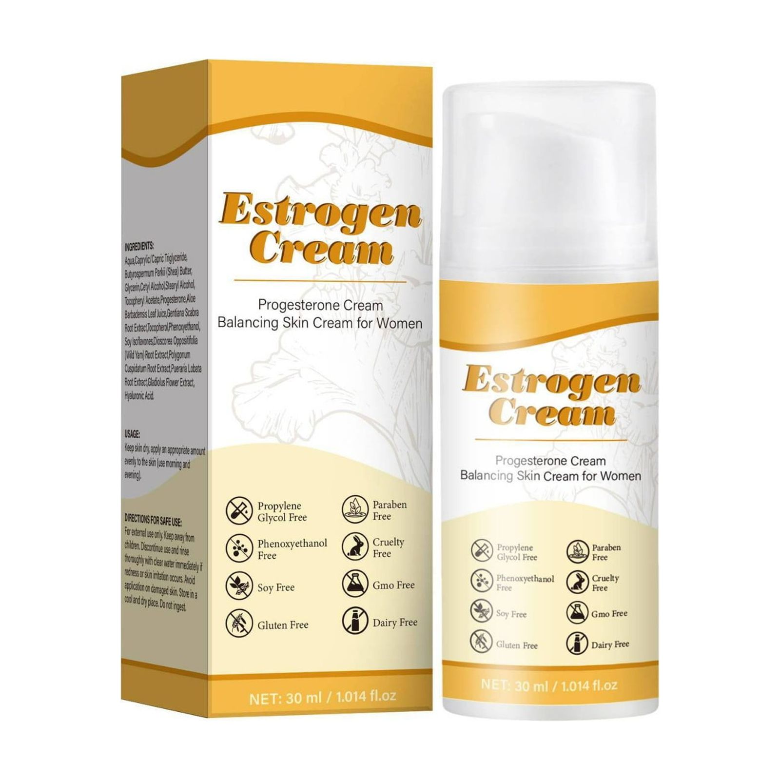 Costeam Women's Balancing Facial Cream 1.0 Fl Oz Hydrating Cream for ...