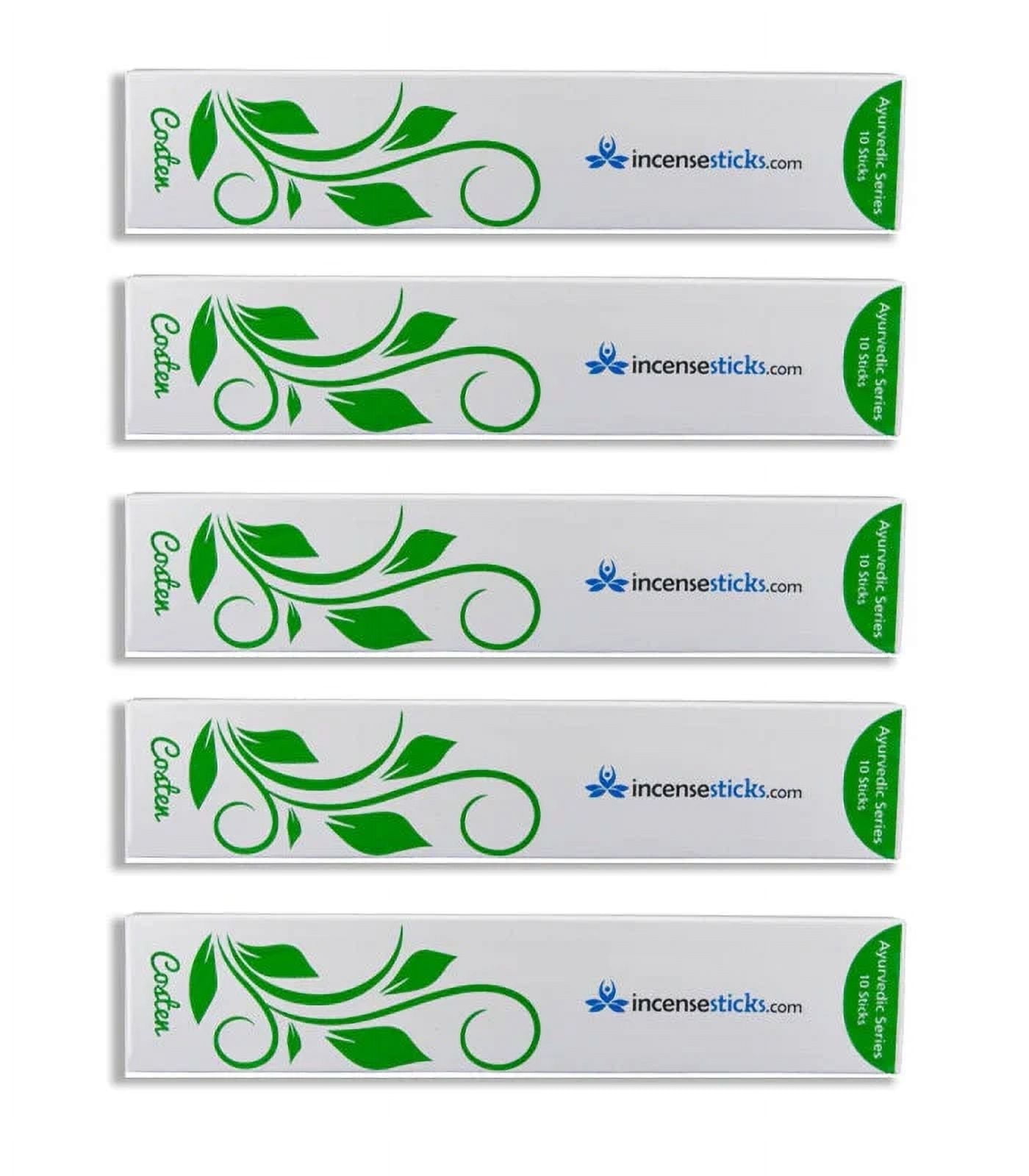 Costen Incense Sticks 8" - 5 Packs, 10 Sticks Each | Sweet & Woody ...