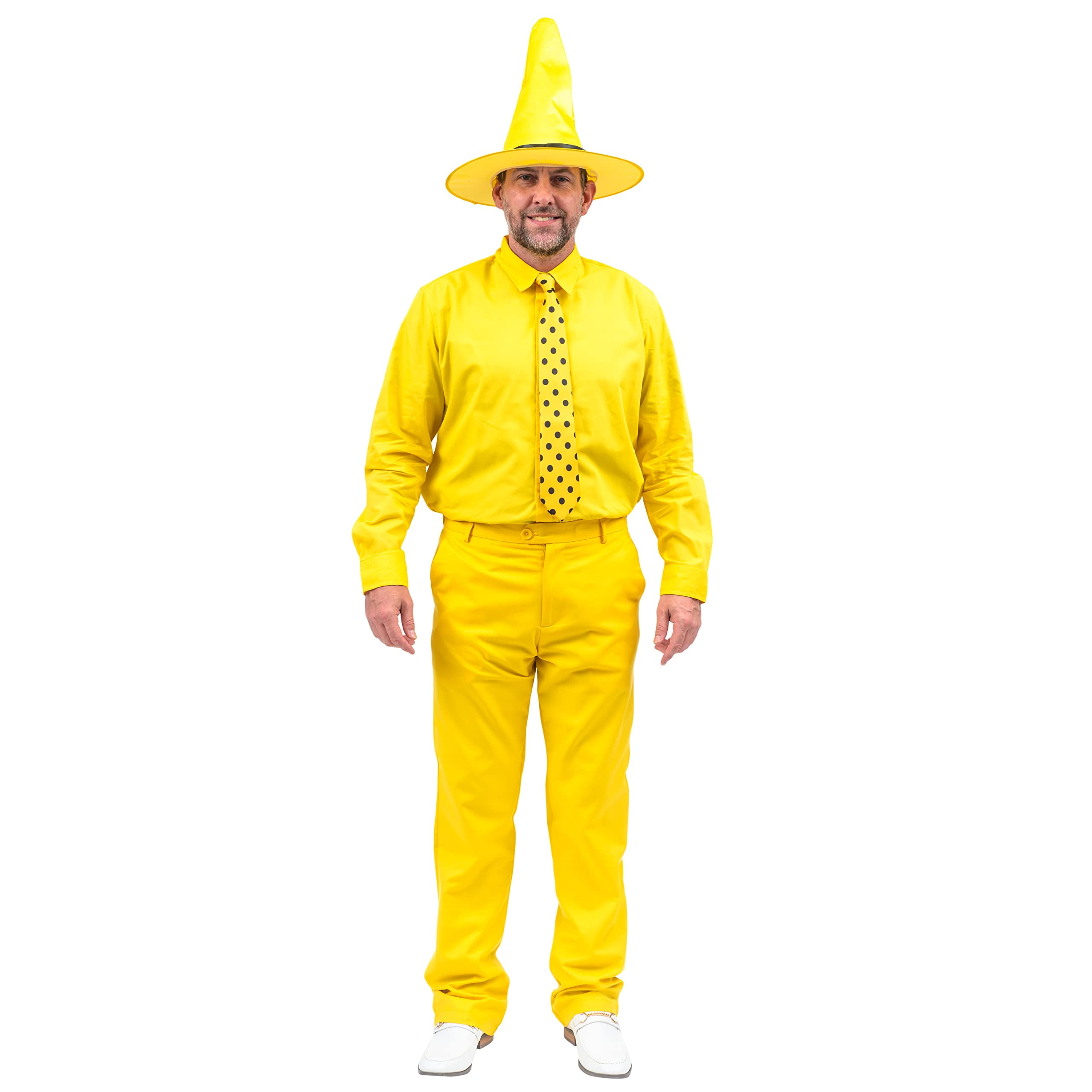 Costume Agent Curious Monkey Man in The Yellow Hat Costume Halloween ...