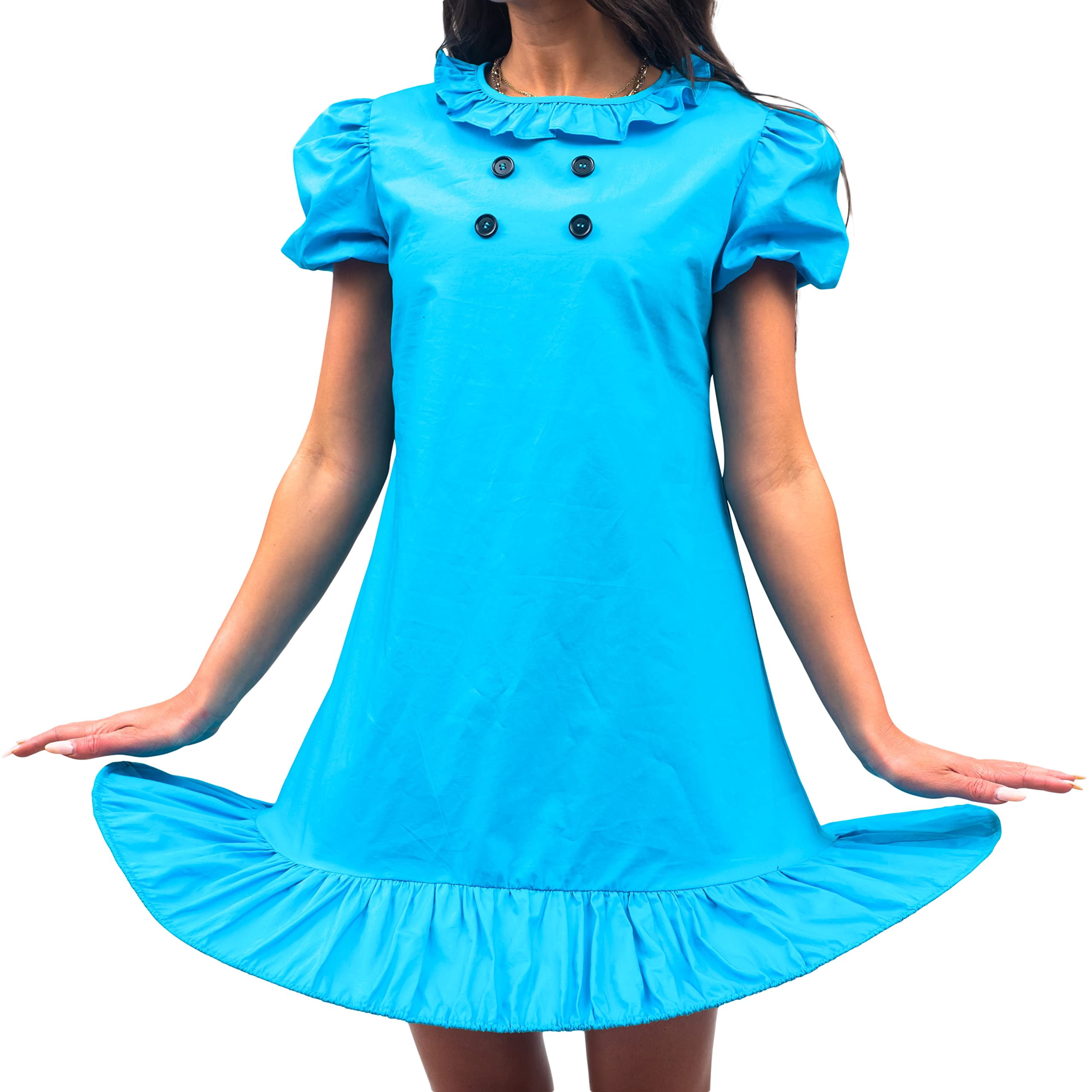 Costume Agent Lucy Comic Strip Good Grief Adult Halloween Cosplay Blue ...