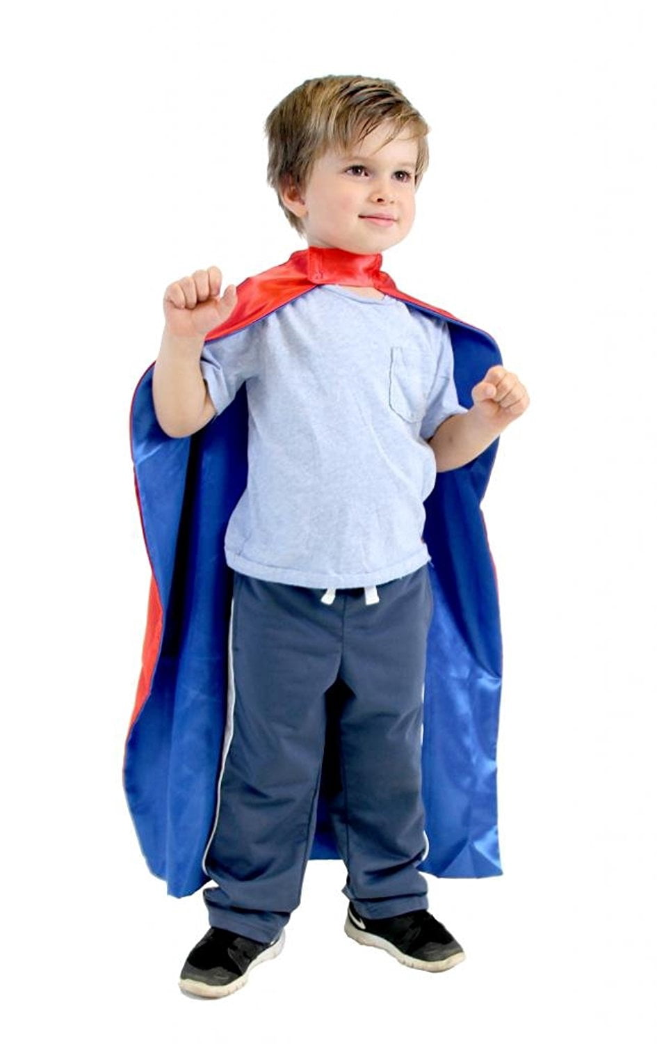 Costume Agent Superhero Reversible Child Costume Cape, 32" Blue ...