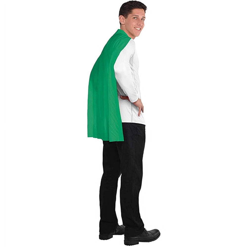 Green Cape Costume for Kids and Adults - One Size Fits Most 1 Count ...