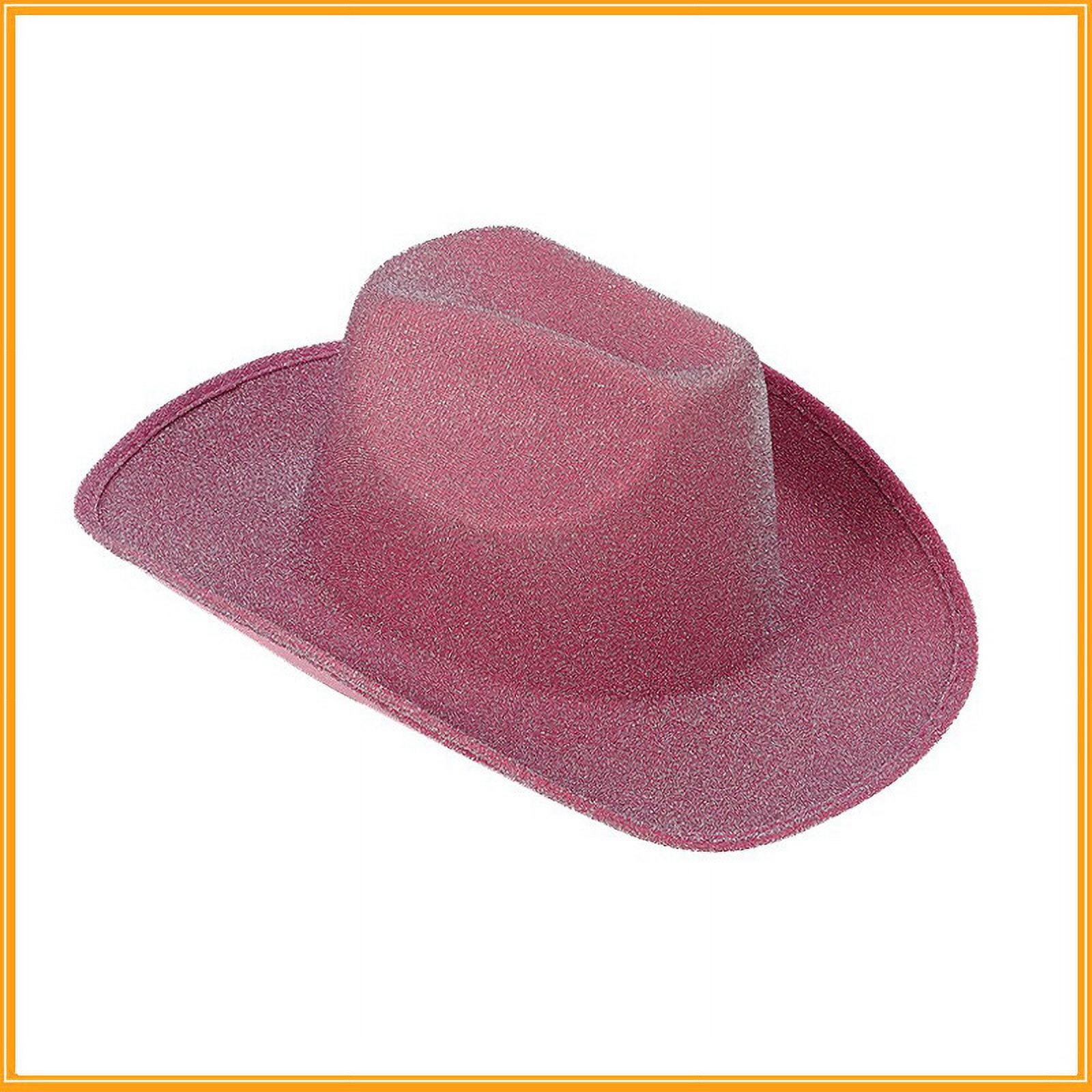 Costume Cowboy Hat Decorative Hat Shiny Cowgirl Hat Western Hat Party ...