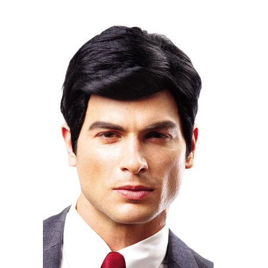 Costume Culture by Franco Adult's Straight Cut Real Man Wig, Black, 100 ...