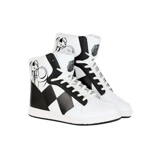 Costume Inspired Black Power Rangers Sneakers - Walmart.com