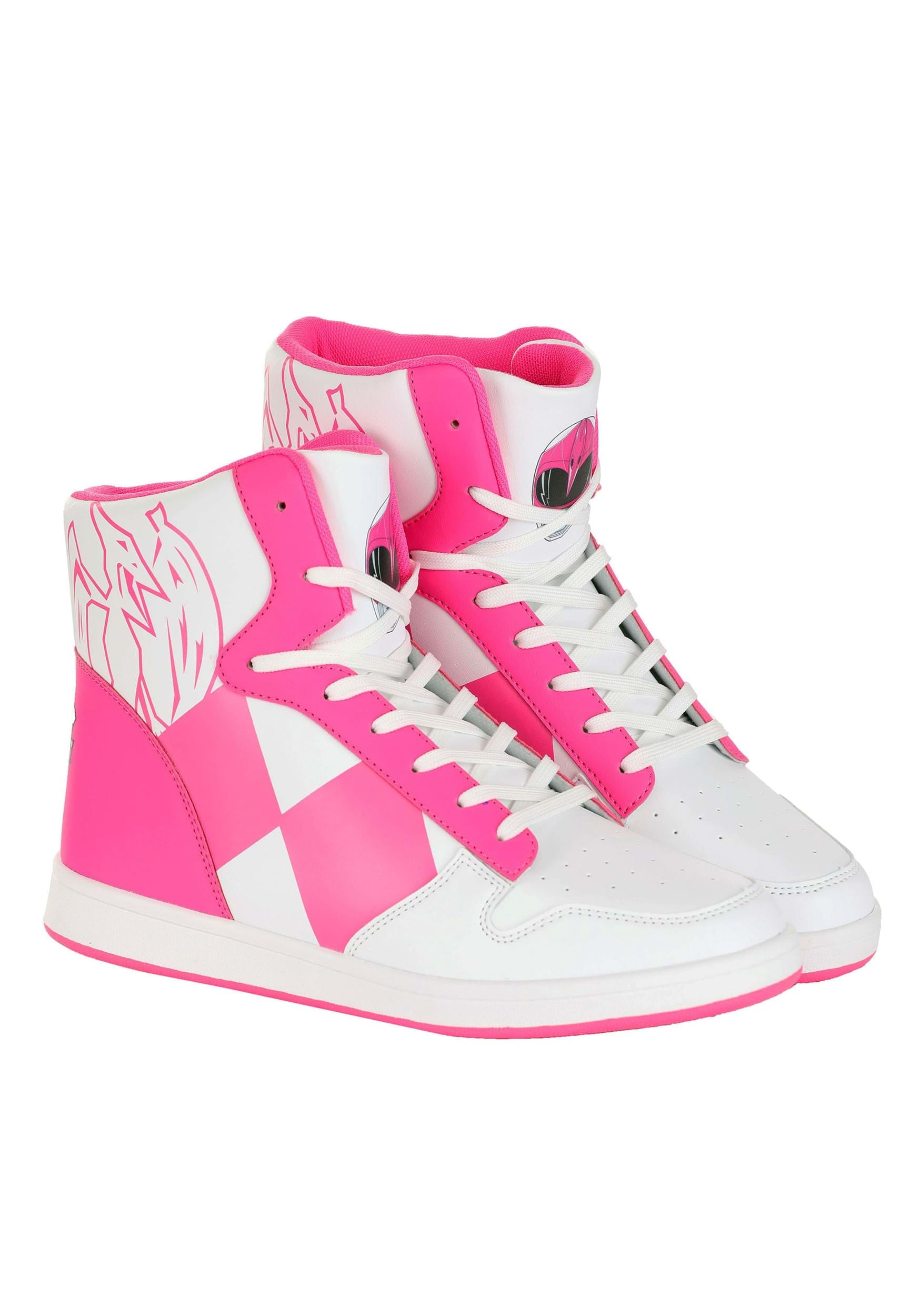 Costume Inspired Pink Power Rangers Sneakers - Walmart.com