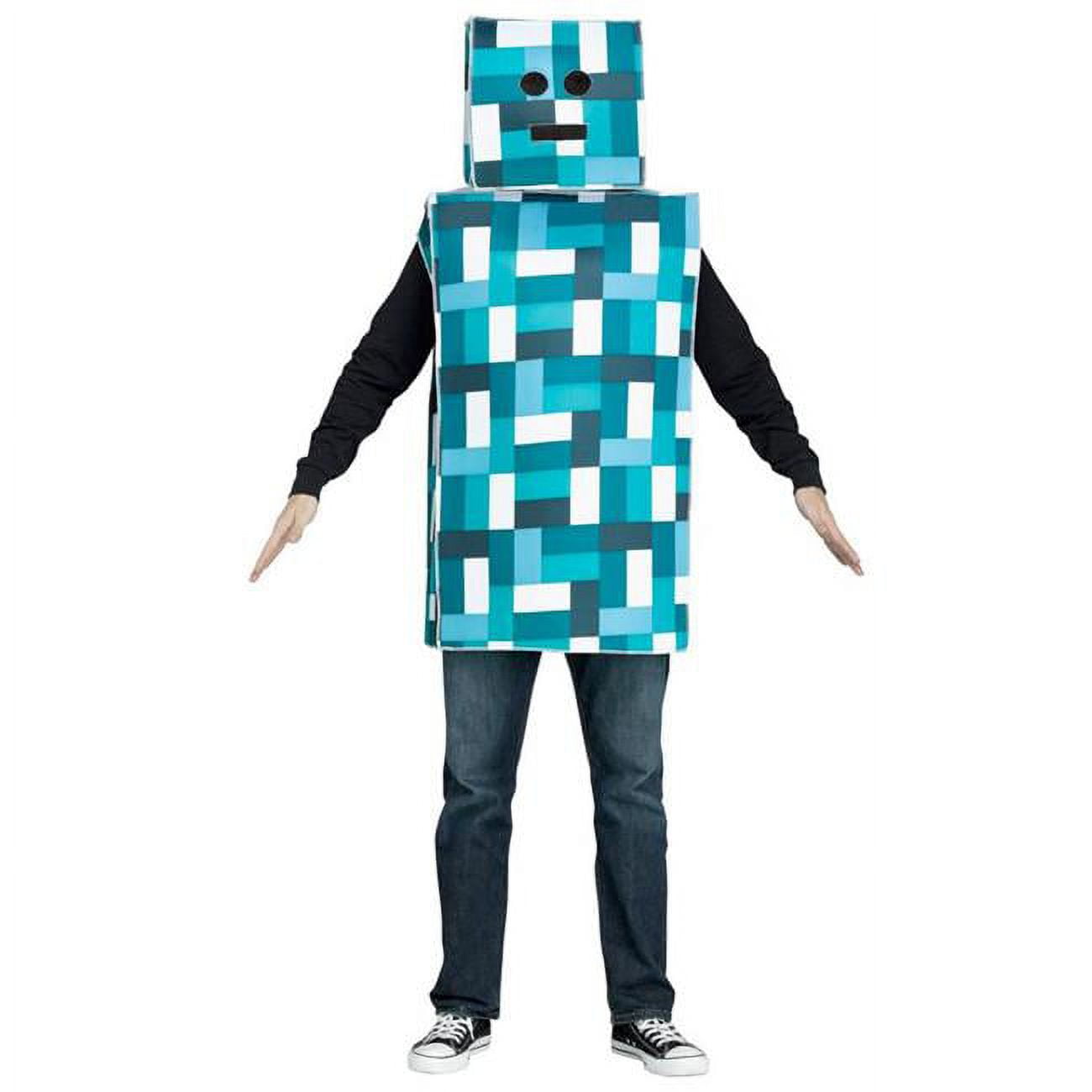 Costume SuperCenter 117204FW Mens Pixel Robot Monster Costume Blue ...