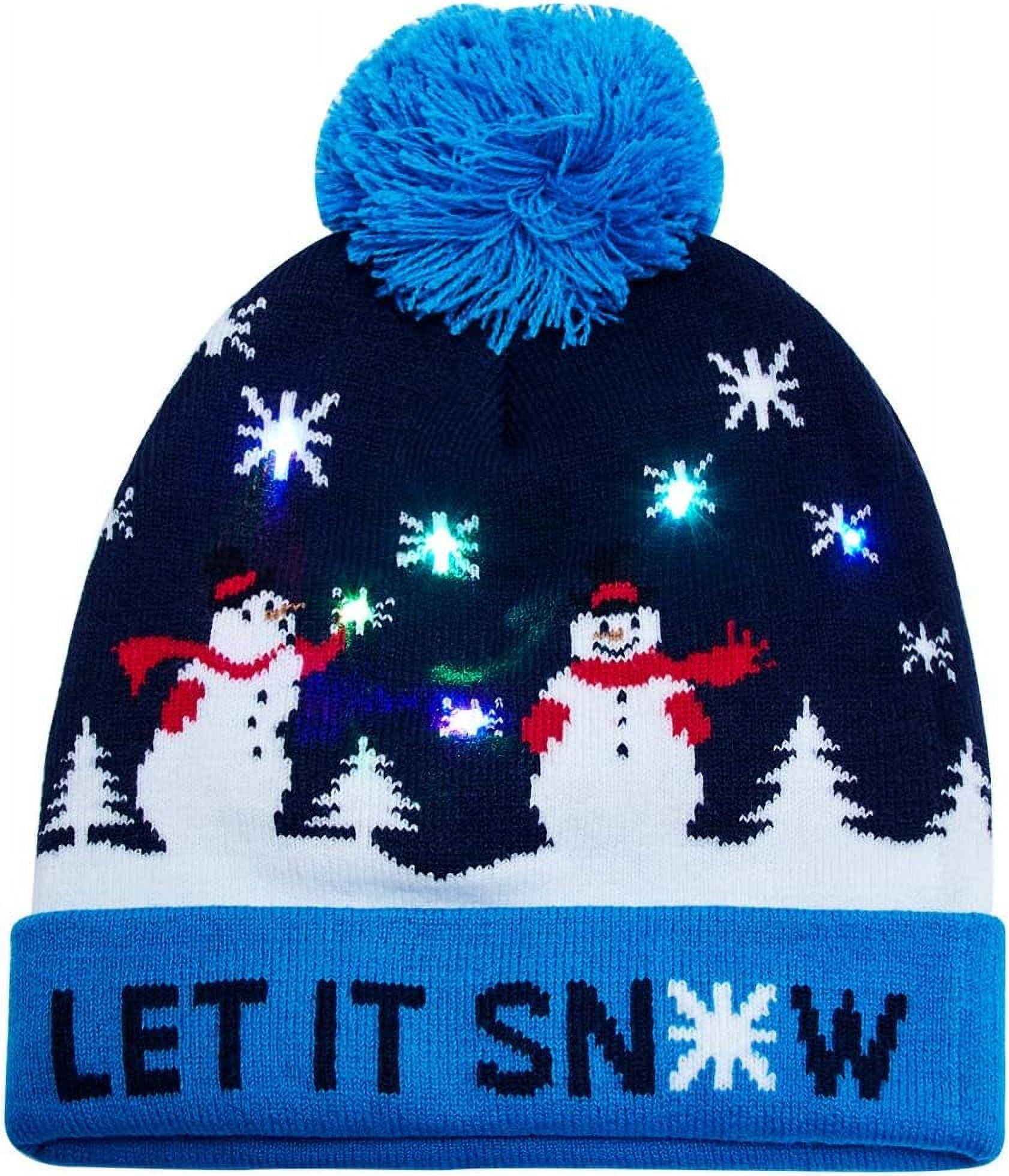 My Costume Wigs Unisex LED Light-up Christmas Novelty Sweater Hat ...