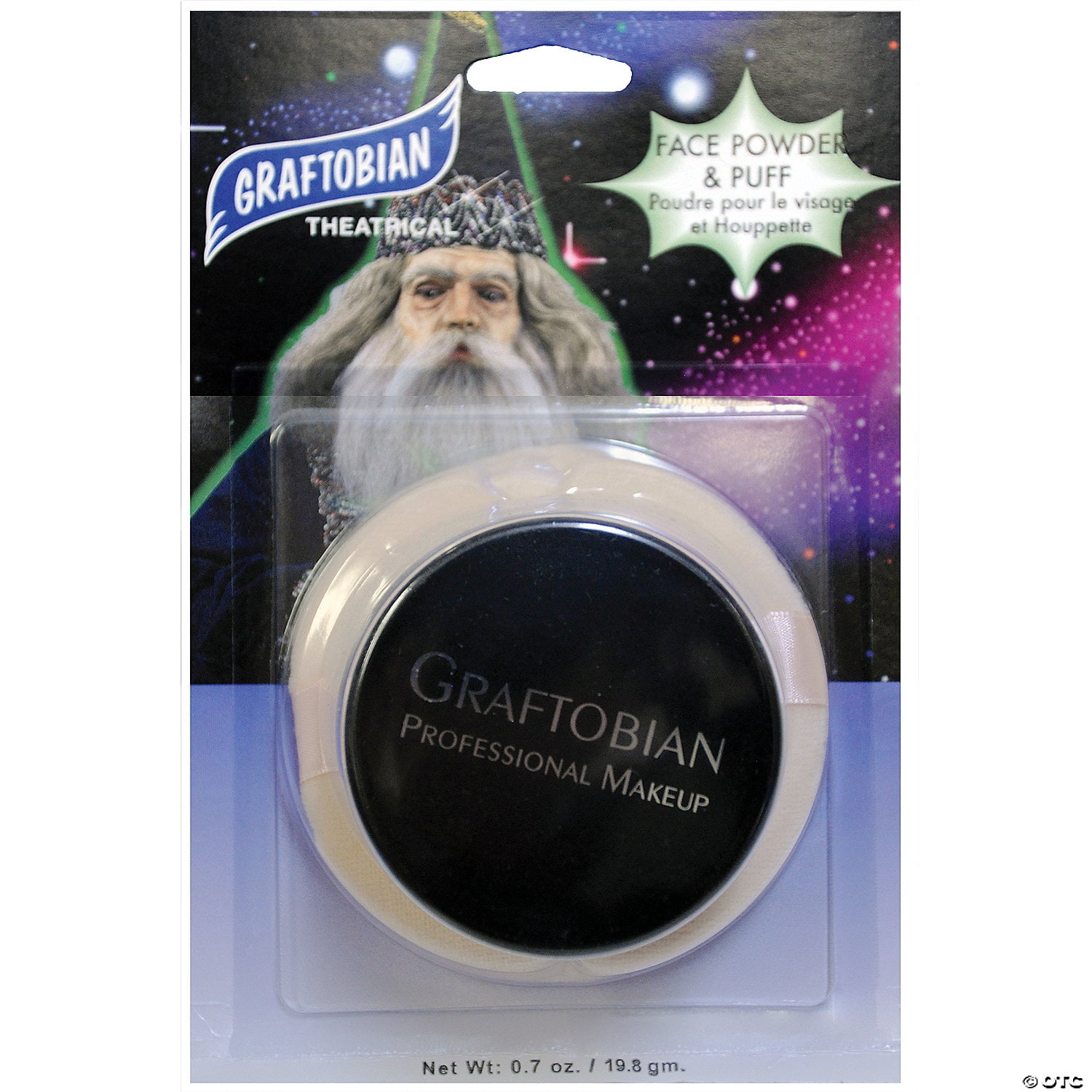 Morris Costumes Face Powder with Puff - Walmart Business Supplies