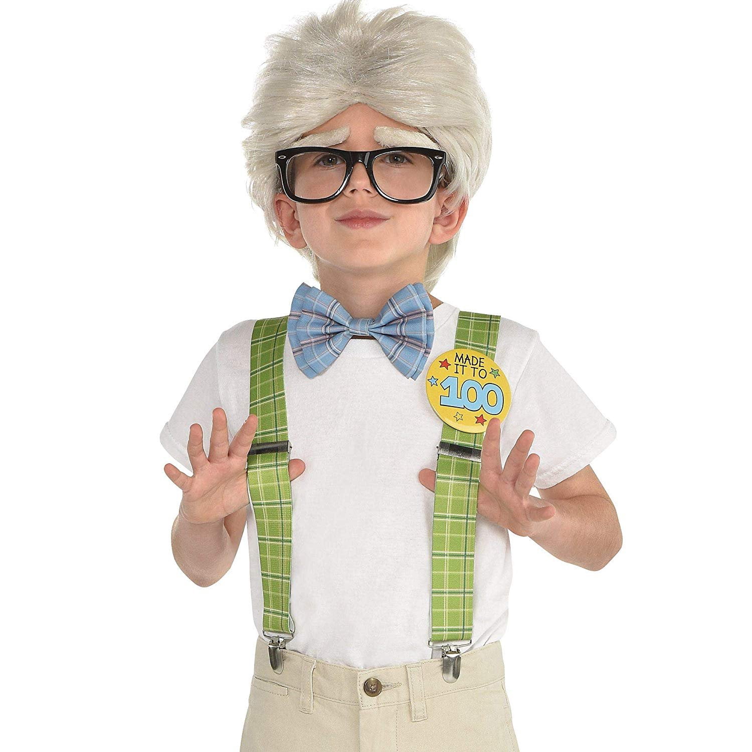 Costumes USA 100th Day of School Grandpa Costume Accessory Kit ...