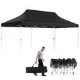 Costway 10x20 FT Outdoor Pop-up Canopy with UPF50+ Sun Protection ...