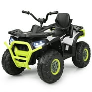 TOBBI 6V Electric Kids Ride on ATV Quad Car 4 Wheeler Ride on Toy W/ LED Headlight, Horn, Speed ...