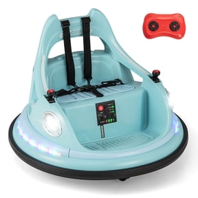 Bumper Buddy 12V 2-Speed Toddler Bumper Car, Remote Control, Lights ...